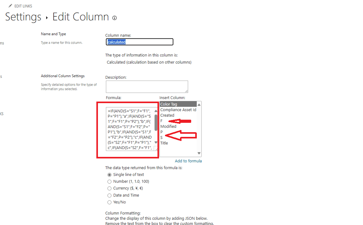 Microsoft List Calculated Column Help - Microsoft Q&A