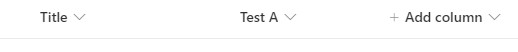 when new columns are added to sp list, can they not show on existing list entries - Microsoft Q&A