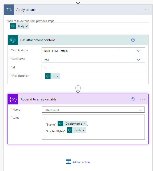 Notify a team when new item is added and iclude photo from attachment ...