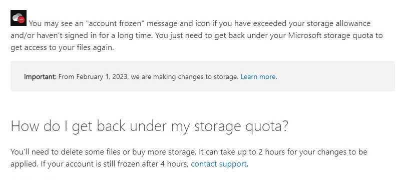 Account Frozen issue. - Microsoft Q&A