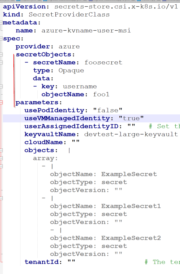 SecretProviderClass syntax not working - Microsoft Q&A SecretProviderClass syntax not working - Microsoft Q&A