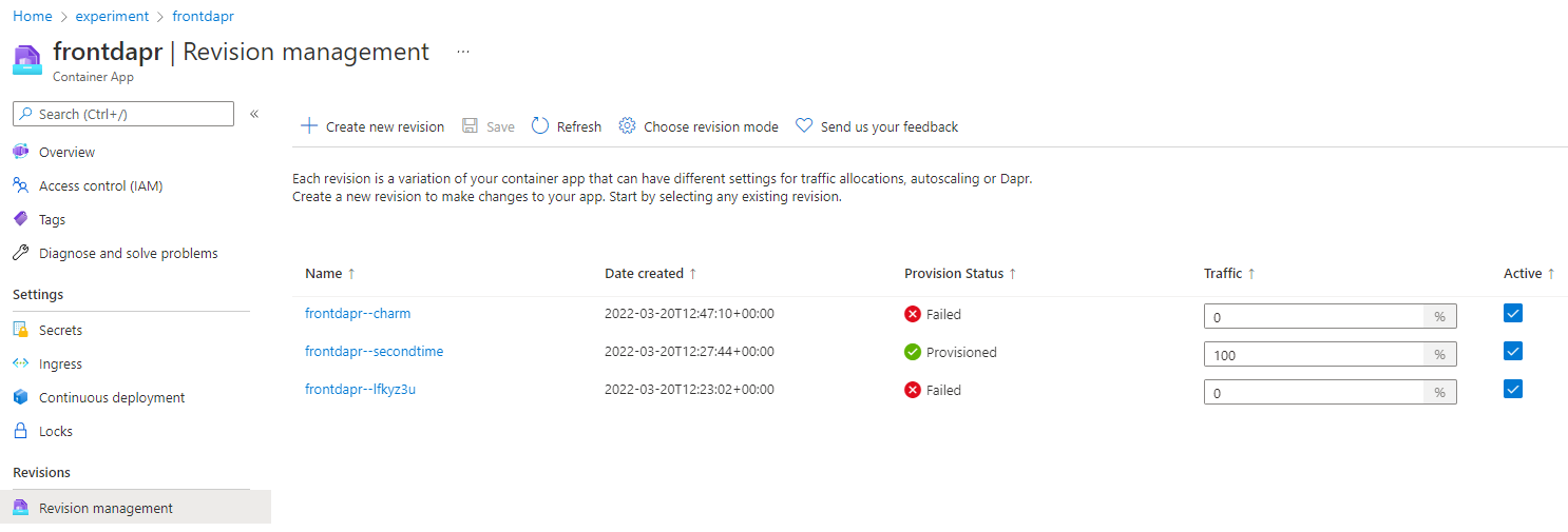 Azure Container Apps Fails To Provision Often If Dapr Is Enabled Microsoft Qanda