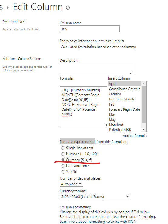 Hi guys, I need some help with the syntax to create a calculated column in SharePoint ...