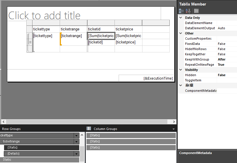 SSRS toggled detail column headers on export to PDF show on every page ...