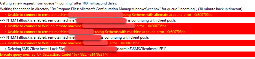 SCCM Client Push - Microsoft Q&A SCCM Client Push - Microsoft Q&A