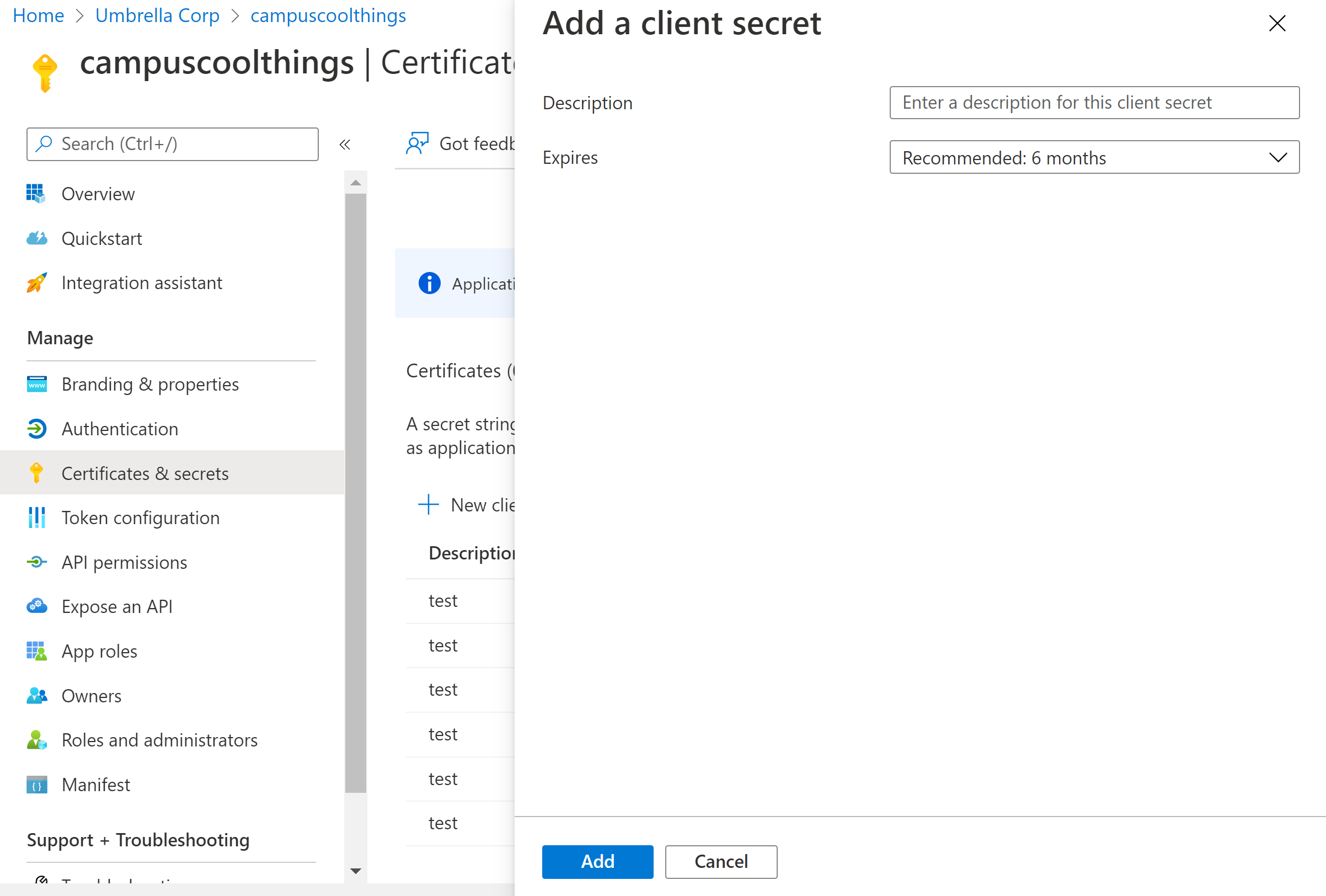 Invalid client secret provided. - Microsoft Q&A Invalid client secret provided. - Microsoft Q&A