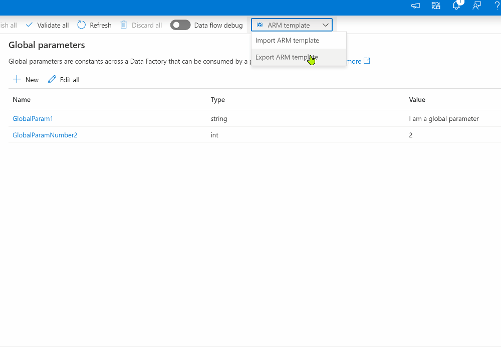 Azure Adf Global Parameters Keeps Disappering Microsoft Qanda