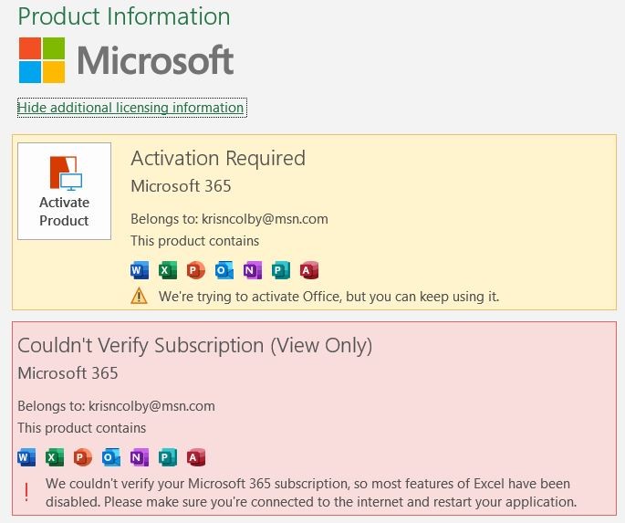 Office 365 activation/product key - Microsoft Q&A