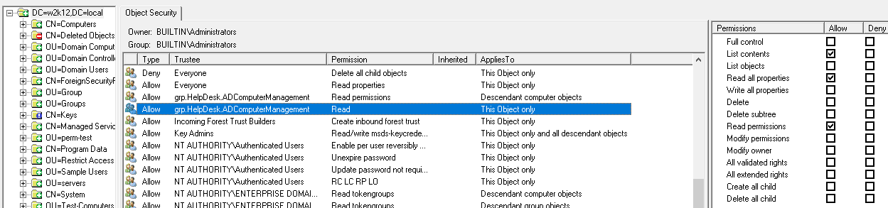 Inheritance for Computer AD objects - Microsoft Q&A