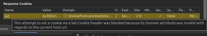 Conexion y envio de cookie entre multiples App Service - Microsoft Q&A