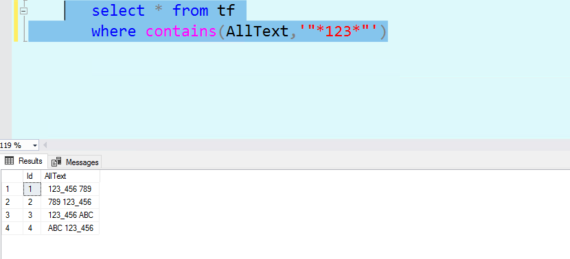 Full Text Indexing Returns Incorrect or No Results - Microsoft Q&A Full Text Indexing Returns Incorrect or No Results - Microsoft Q&A