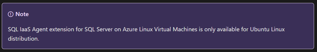 VmOsVersionIsUnsupported when trying to register SQL Server IAAS Agent ...