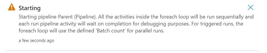 Parallel ForEach Iteration for Execute Pipeline activity - Microsoft Q&A