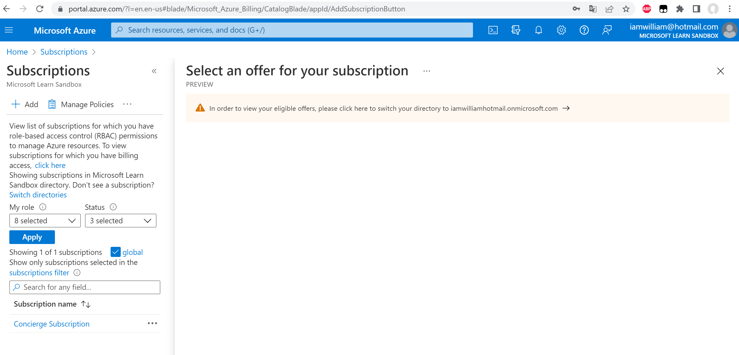 I cannot crate vm, what's wrong - Microsoft Q&A