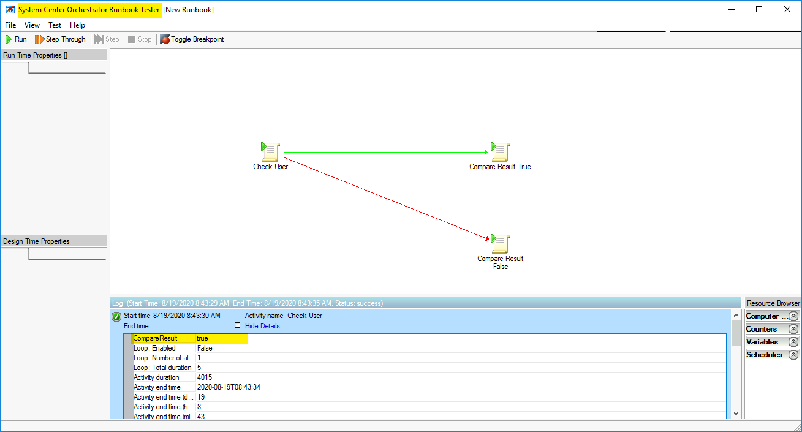 Orchestrator Runbook Links Microsoft Qanda