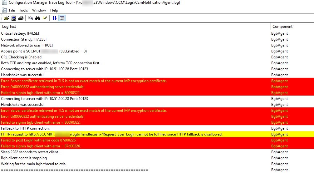 Client online status with multi-forests with ConfigMGR in https ...
