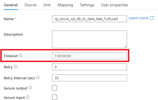 ADF copy activity , upsert gives time out - Microsoft Q&A