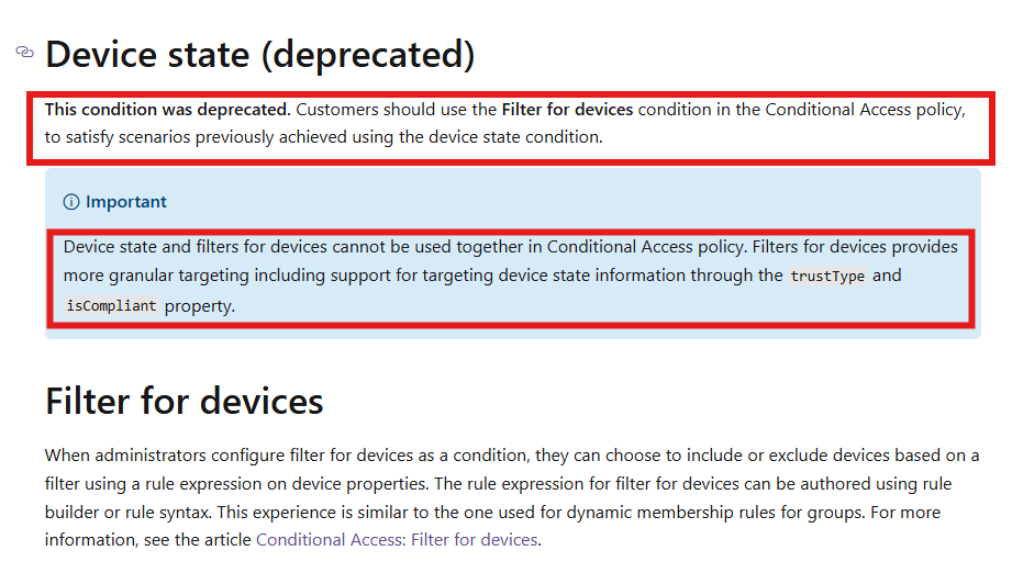 Will removal of a deprecated feature from an MFA conditional access ...