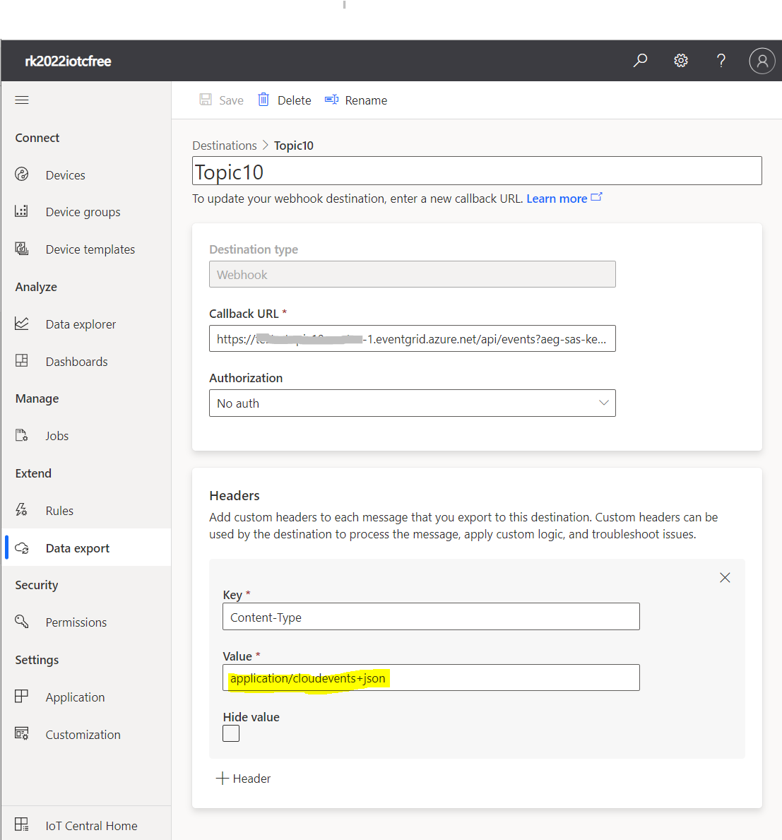 Azure Iot Central Device Connection Status Read From Rest Api Microsoft Qanda 6347