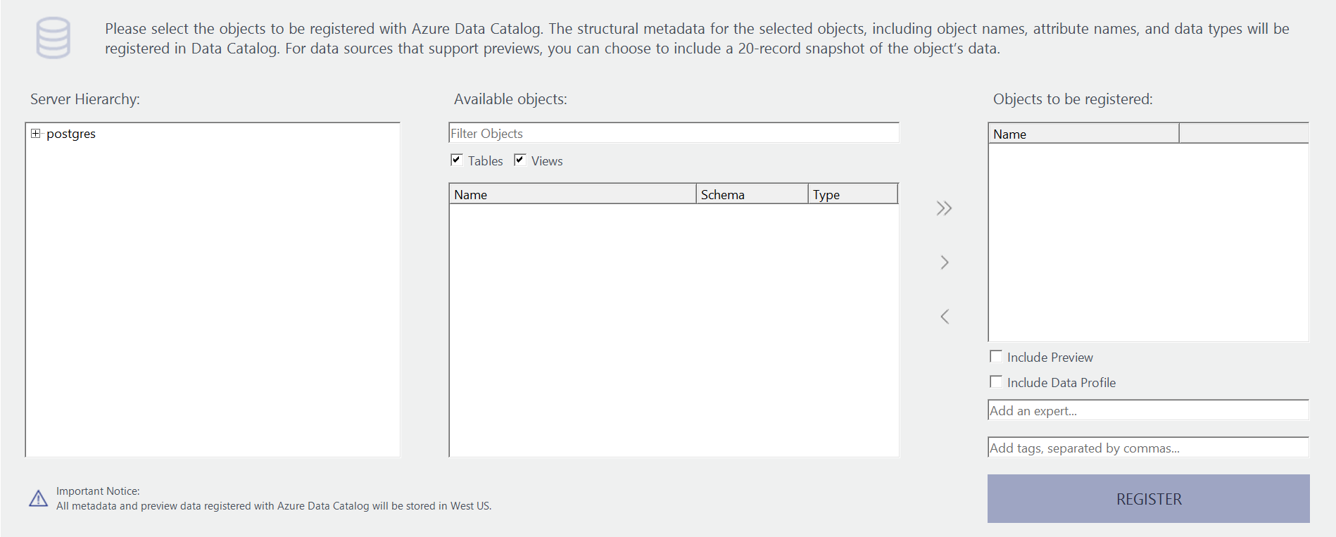 Cannot Connect Azure Data Catalog To Azure Database For Postgresql 5991