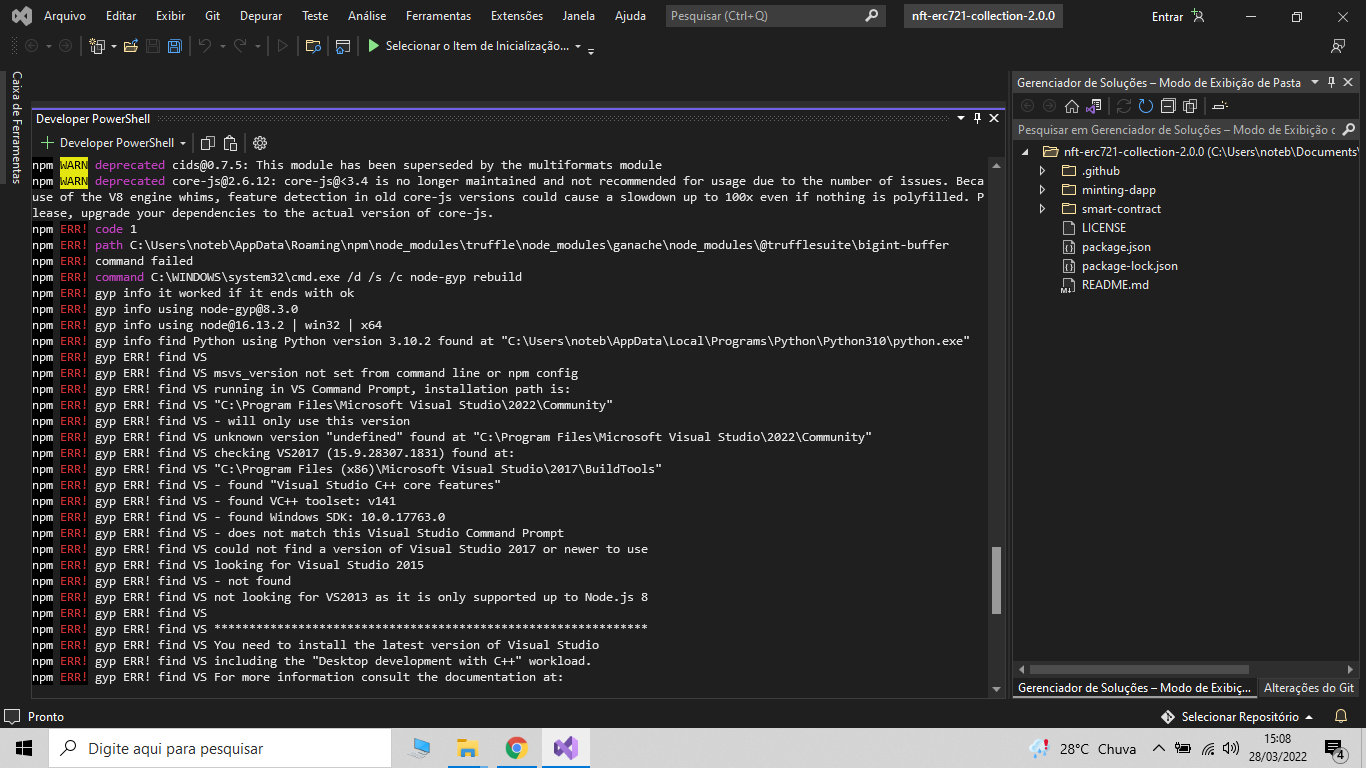 Error when downloading truffle - Microsoft Q&A