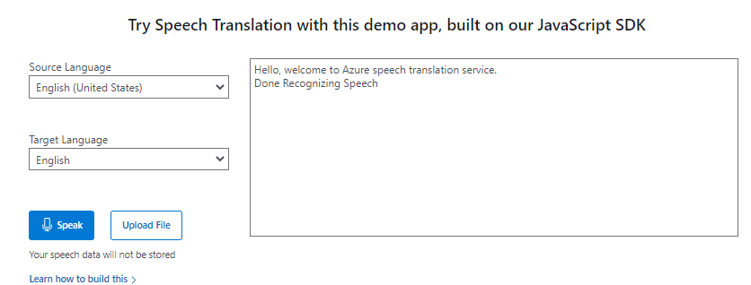 SPEECH TRANSLATION PROBLEMS - Microsoft Q&A
