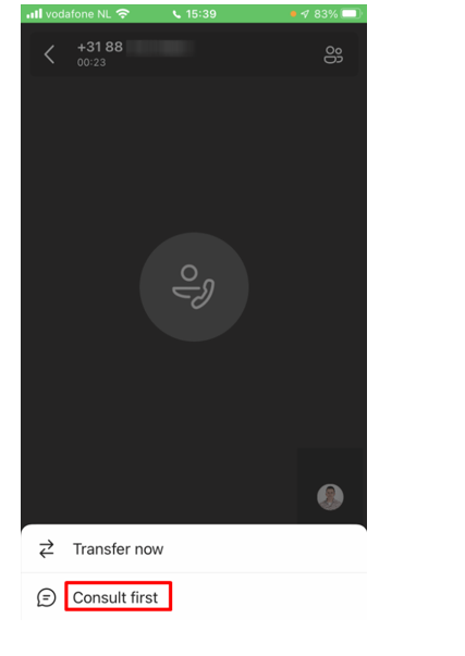 Problems with "transfer with Consult" in Microsoft Teams mobile App ...