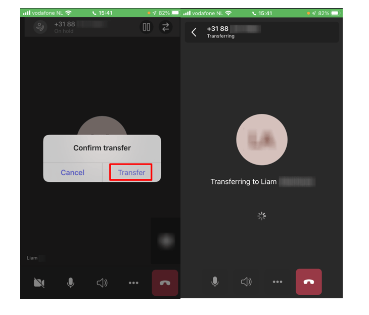 Problems with "transfer with Consult" in Microsoft Teams mobile App ...