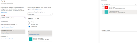 Conditional Access for users of my 3rd party application - Microsoft Q&A
