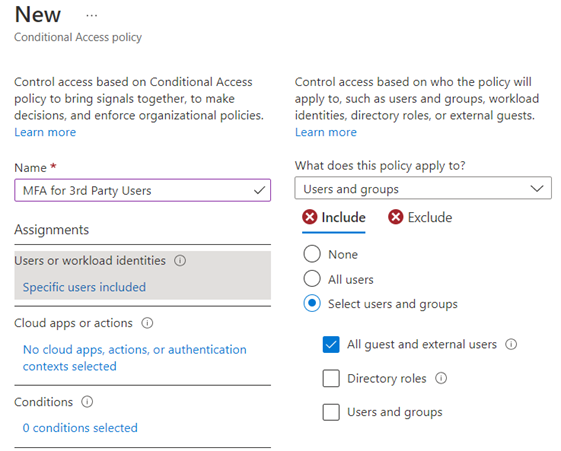 Conditional Access for users of my 3rd party application - Microsoft Q&A