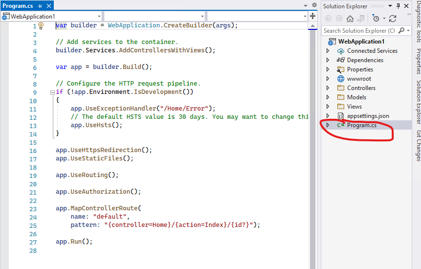 Missing Code In Ms Vs 2022 Asp Core Webapp Microsoft Qanda