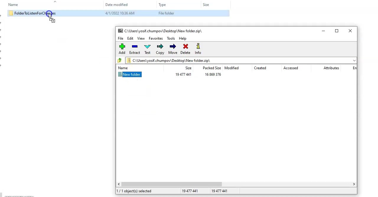 Filesystemwatcher Created Event Not Firing For Files That Has Been Moved From Zip Archive