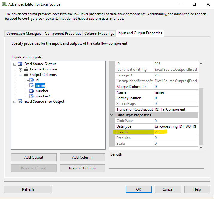 SSIS import data cut off after importing - Microsoft Q&A SSIS import data cut off after importing - Microsoft Q&A