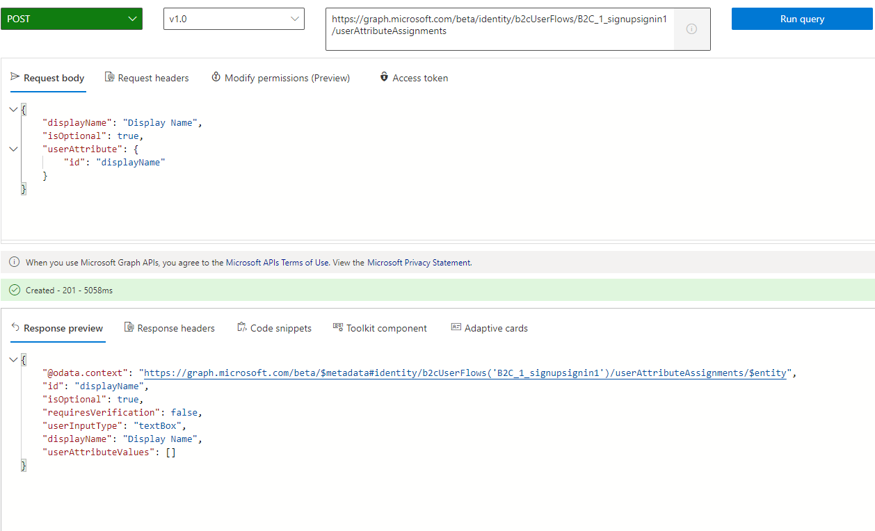 Add application claims for SignIn flow with Microsoft Graph Beta API - Microsoft Q&A