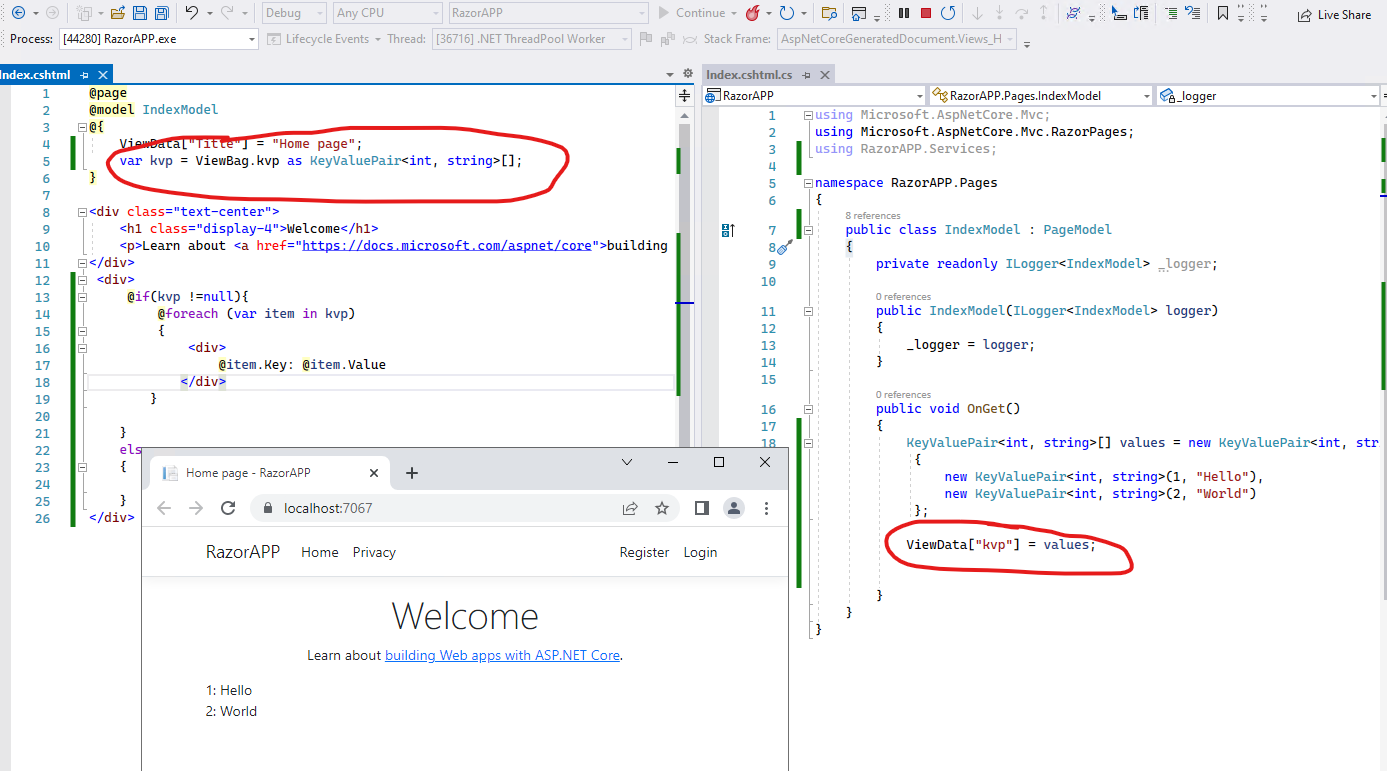 ViewBag in asp.net core - Microsoft Q&A ViewBag in asp.net core - Microsoft Q&A