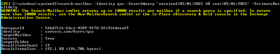 Exchange PowerShell Script: Calculate mailbox size for last 30 days ... Exchange PowerShell Script: Calculate mailbox size for last 30 days ...