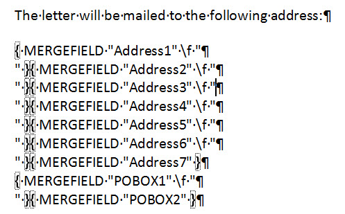 Word Mail Merge: Addresses vs. PO Boxes - Microsoft Q&A