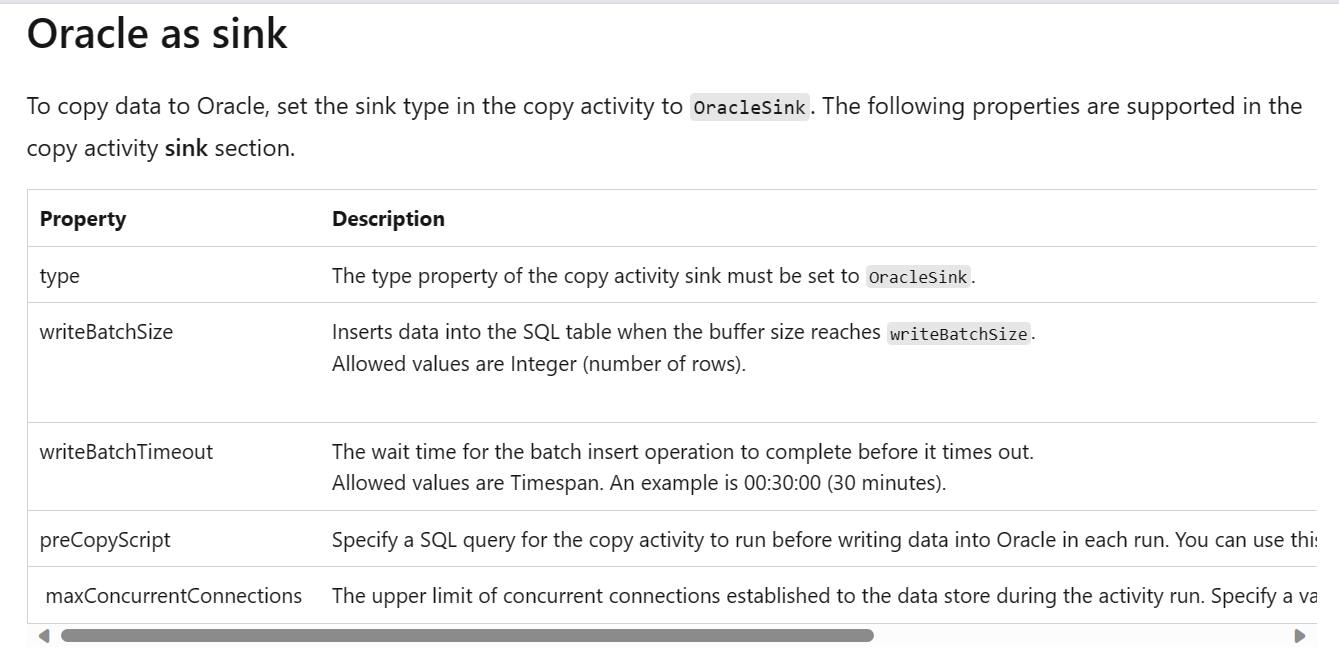 Can we update data in oracle database table using azure data factory ... Can we update data in oracle database table using azure data factory ...
