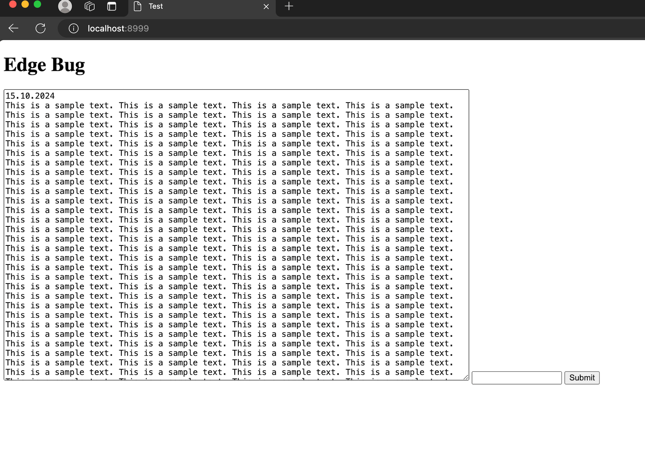 Textarea Content Truncation During Autofill in Microsoft Edge - Microsoft Q&A