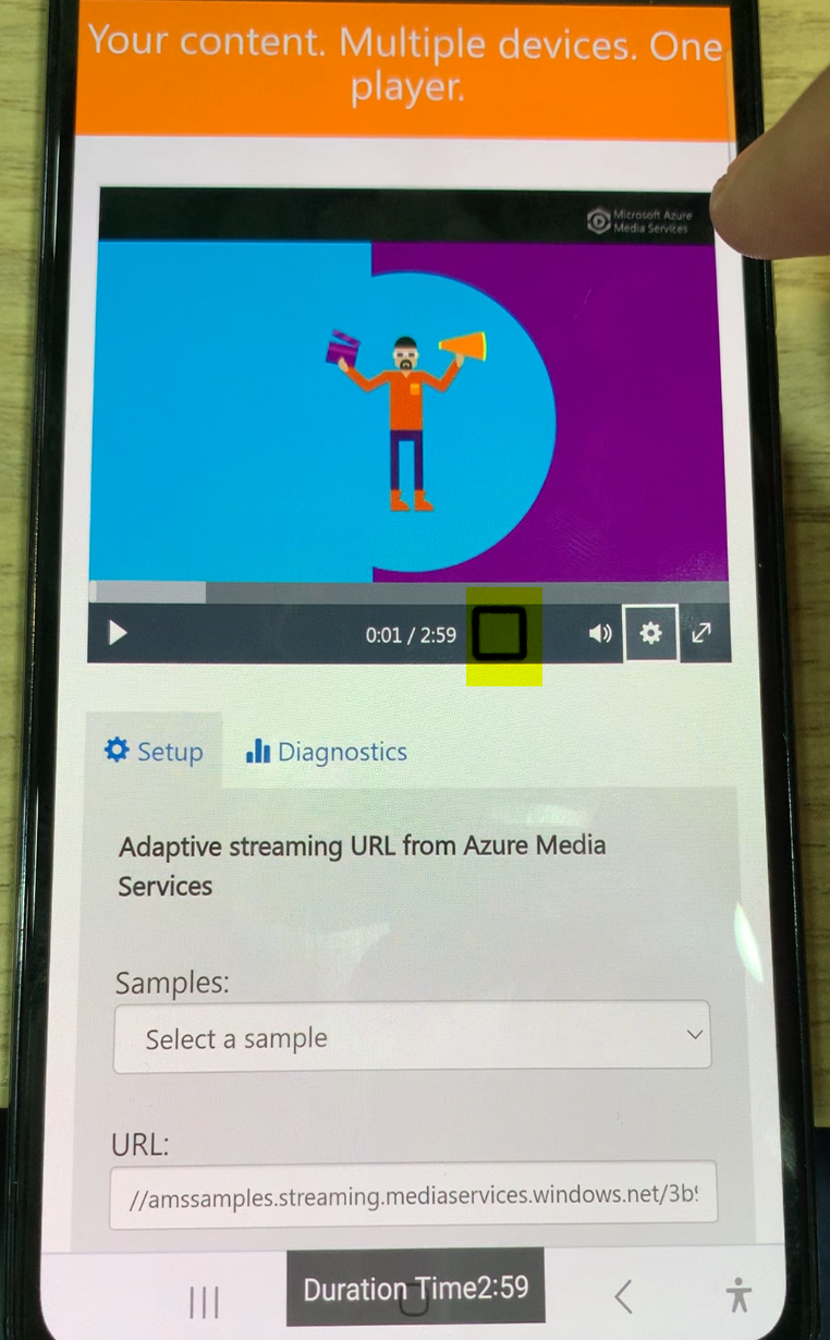 [Azure Media Player][Accessibility] Button receive focus without any announcement. - Microsoft Q&A