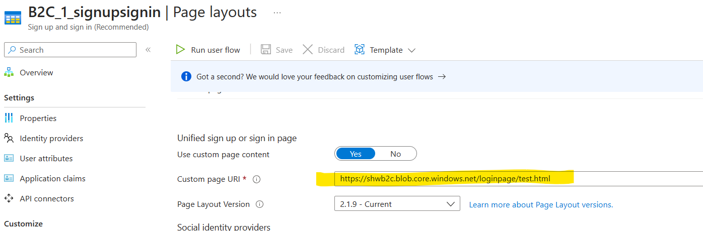 Azure B2C User Flow - Can You Use Existing UI? - Microsoft Q&A
