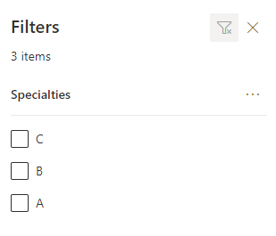 Microsoft Lists - Filtering on multiple selection choice fields ...