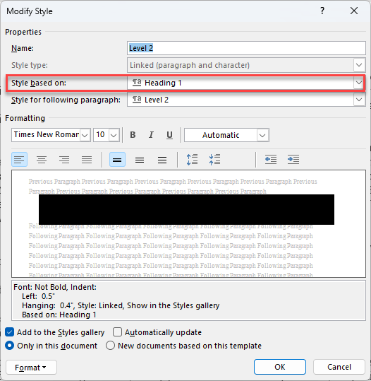 Table of Contents is showing Levels in Addition to Headers - Microsoft Q&A