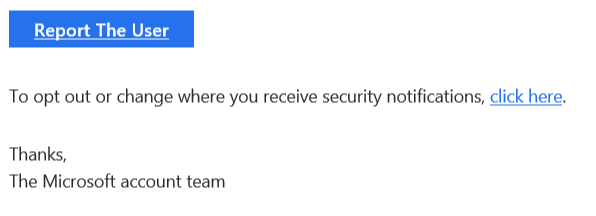 Phishing email from fake "Microsoft account team" - Microsoft Q&A