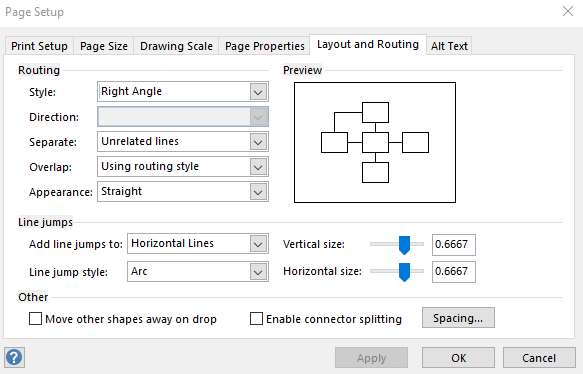 Visio line jumps dissappear when moving connectors - Microsoft Q&A