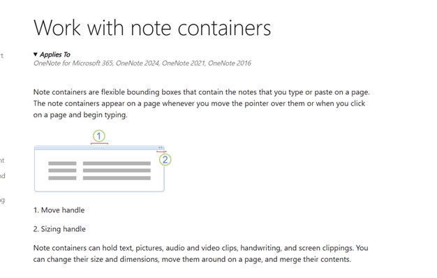 Can't Find OneNote Text Container on My Mac Desktop App - Microsoft Q&A