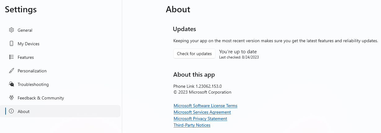 Phone Link won't update - Microsoft Q&A
