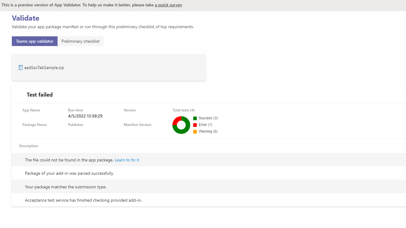 Validation error:The file could not be found in the app package ...