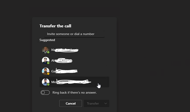 Teams call transfer fail from PSTN number - Microsoft Q&A