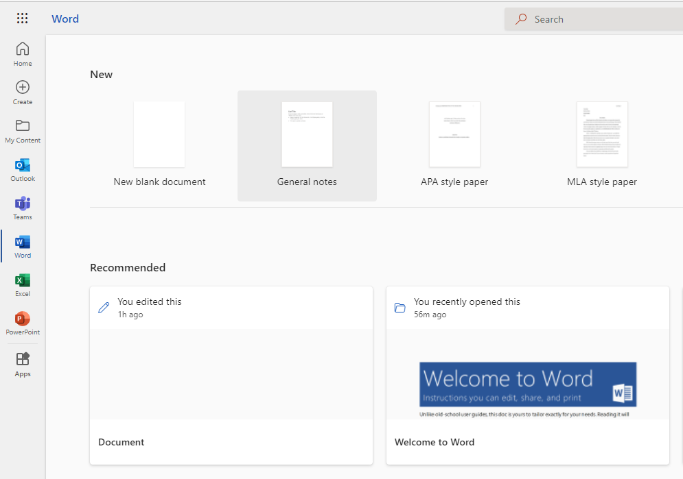 Do templates from organizational assets library show up in office ...